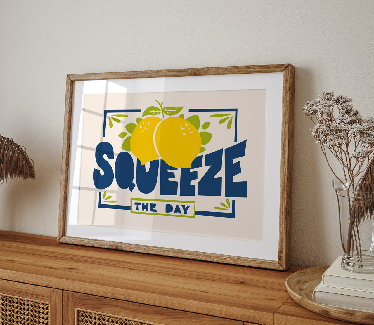 Squeeze The Day Kitchen Art Print - Almanac Co